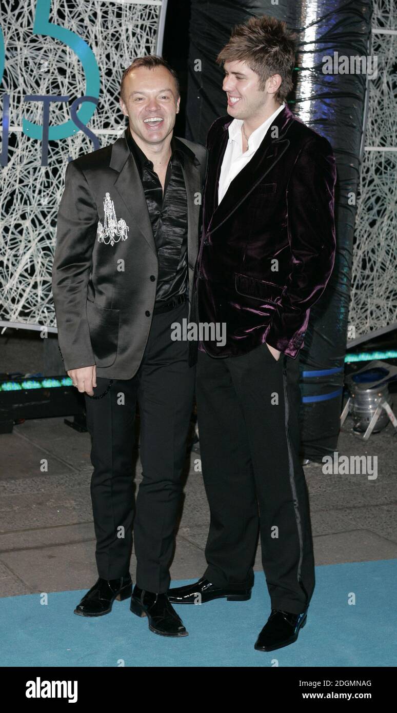 Graham Norton and boyfriend arriving at the TV recording of the 2005 TV ...