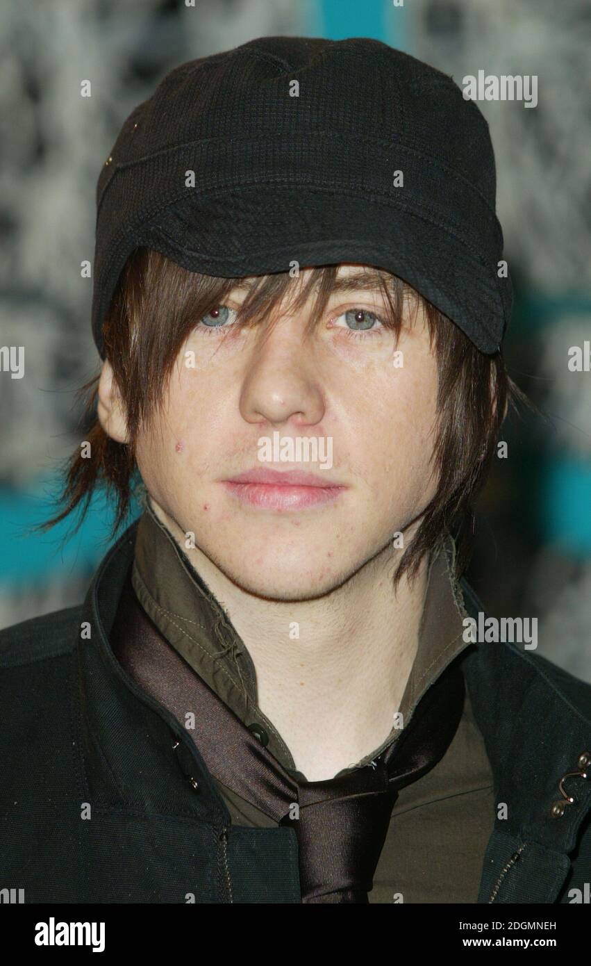 Danny Jones from McFly arriving at the TV recording of the 2005 TV ...