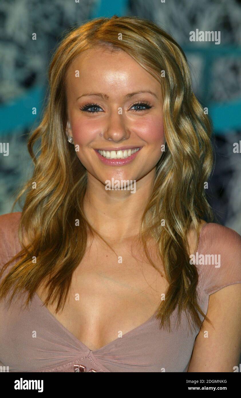 Sammy Winward arriving at the TV recording of the 2005 TV Moments show ...
