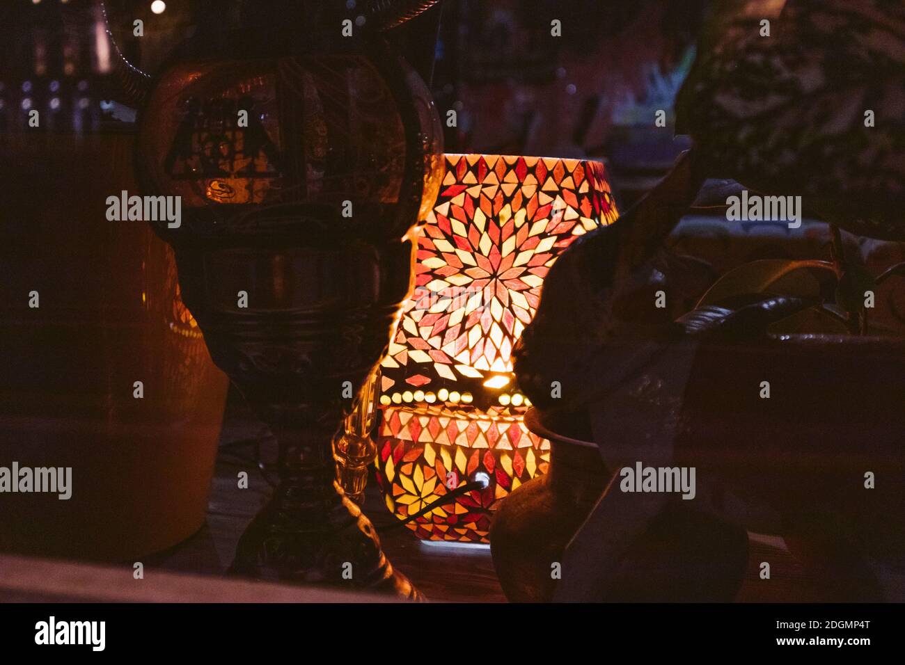 Indian lantern lamp traditional pattern glow magic hindu decoration ...