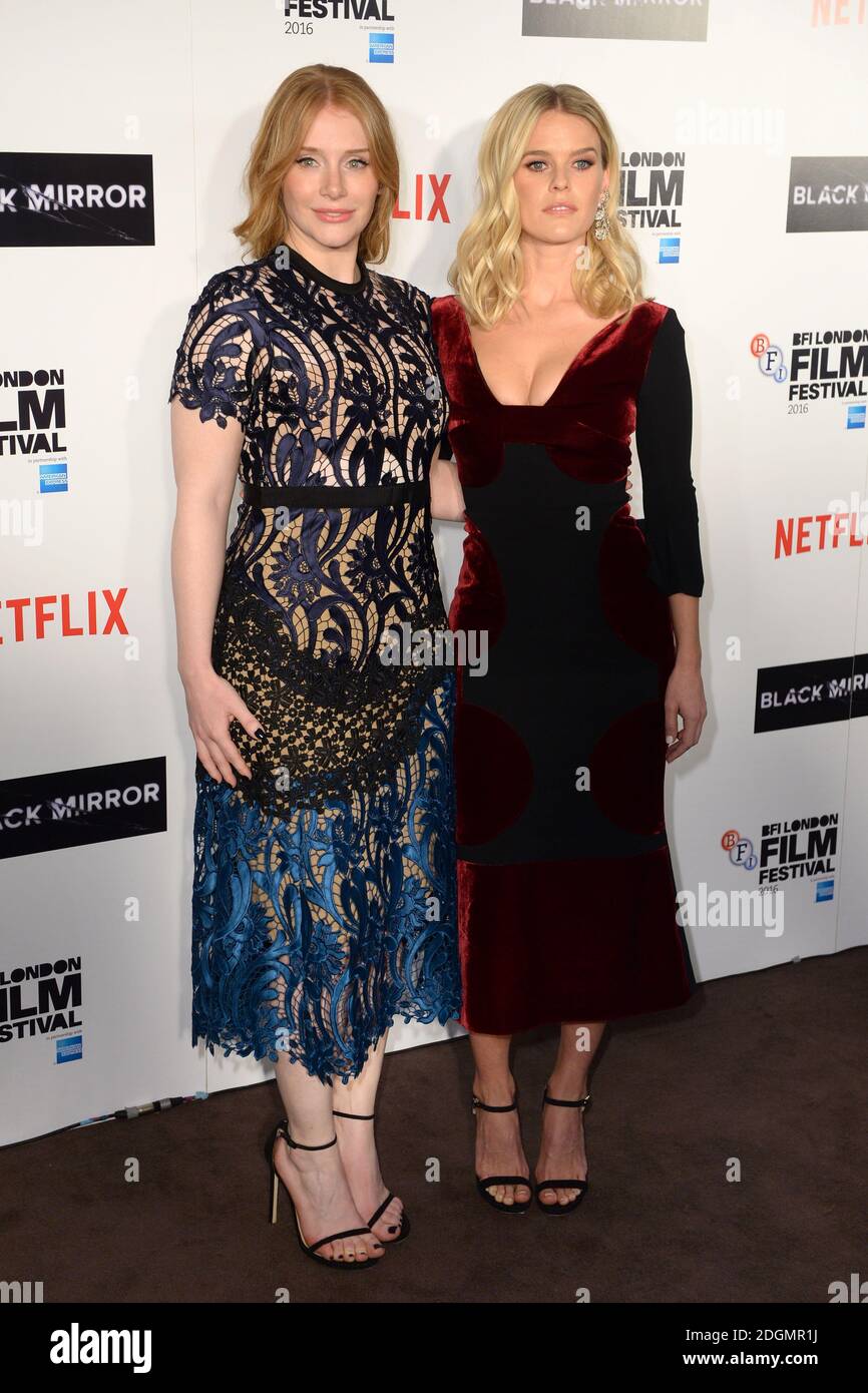Bryce Dallas Howard and Alice Eve attending a screening of Season Three ...