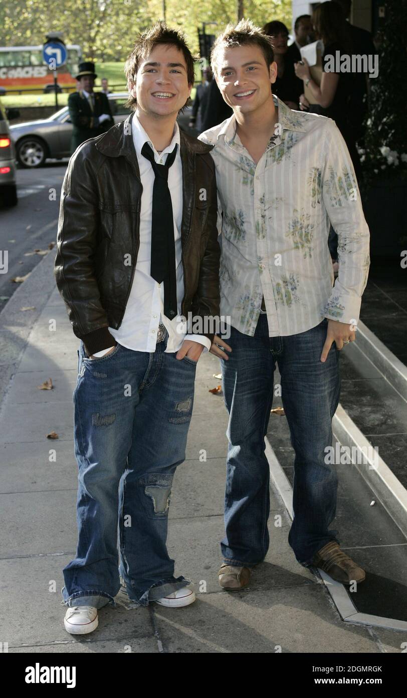 This is a file image dated 15-11-2005. Sam and Mark at the Young Heroes ...