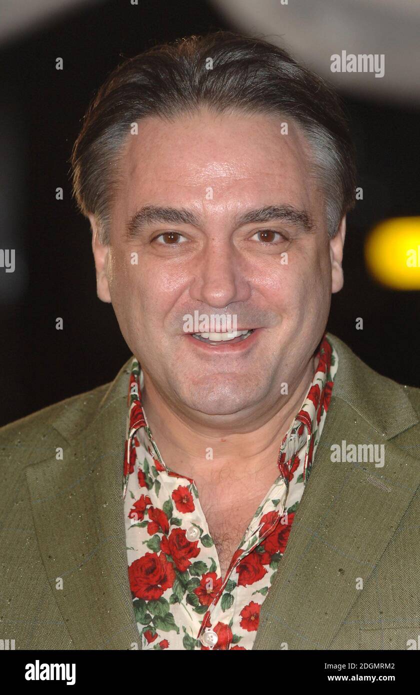 Tony Slattery arriving at the Tribute to Shirley Bassey, ITV Studios ...