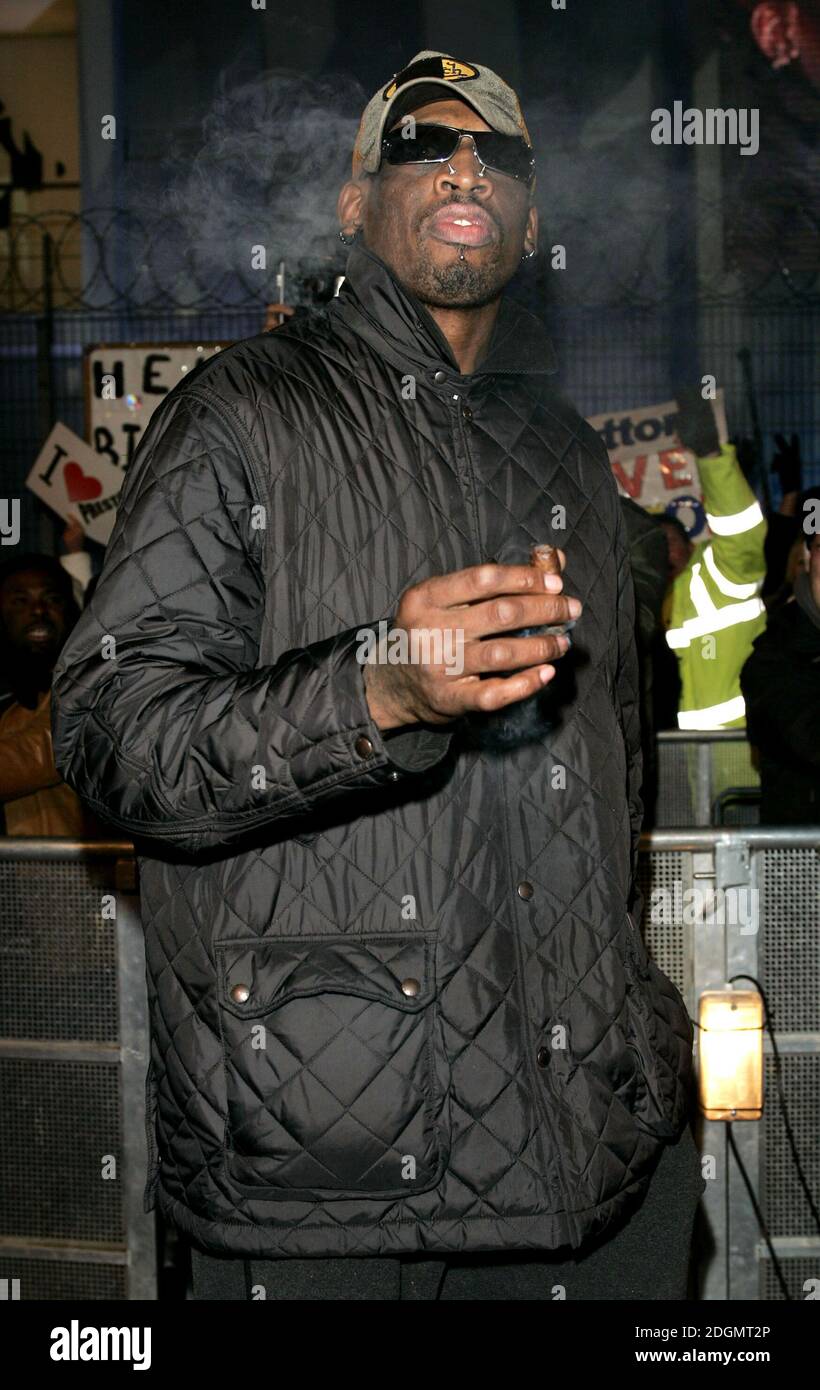 Dennis Rodman is evicted from the Celebrity Big Brother at Elstree ...