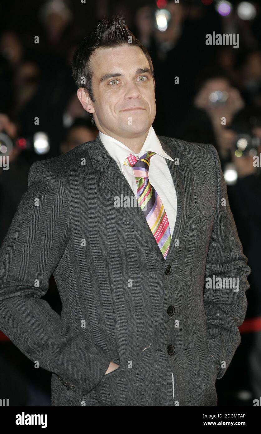 Robbie Williams arriving at the NRJ Awards, Cannes, France. Part of the ...