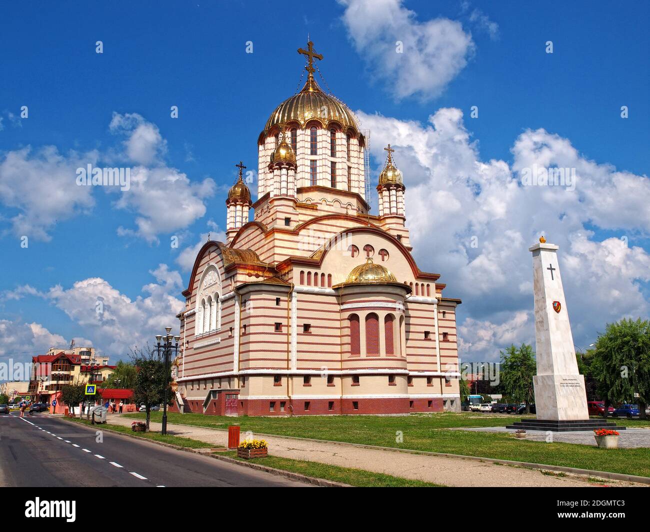 Orthodox Church in Romania. Cathedral of St. John the Baptist in ...