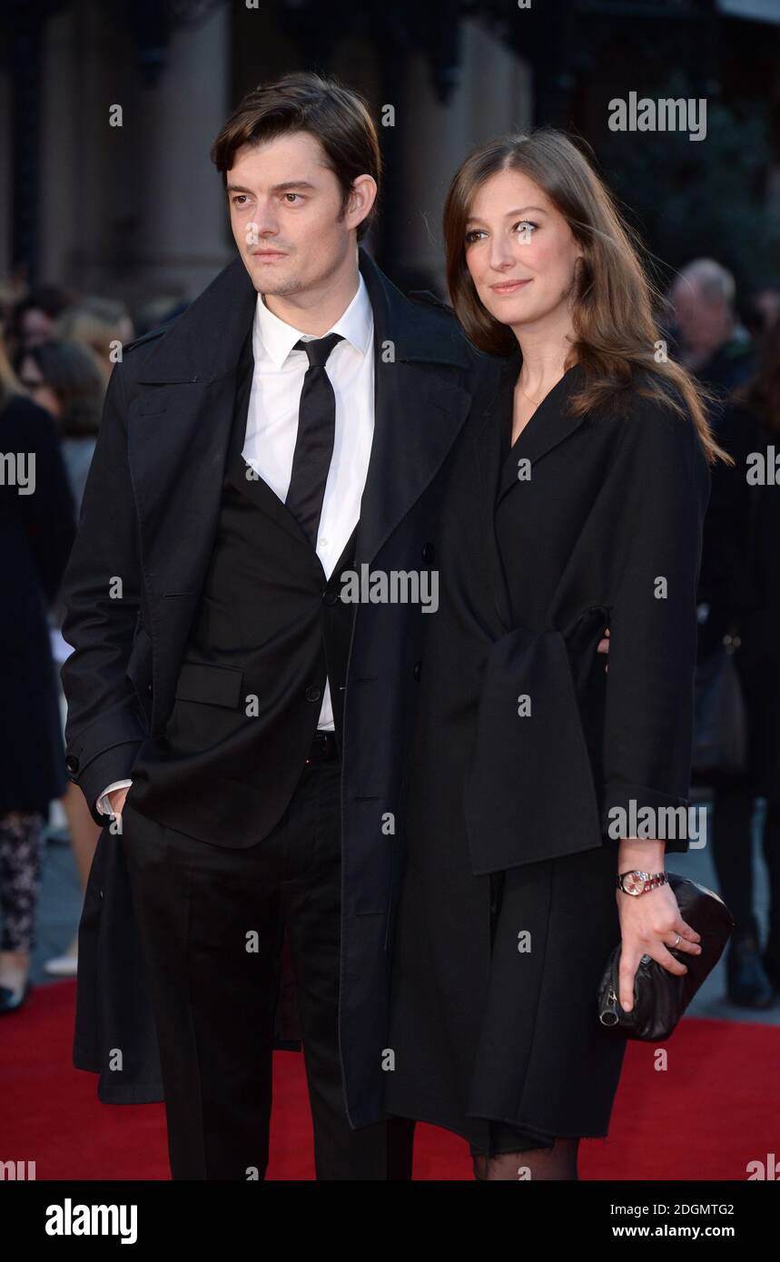 Sam riley and his wife alexandra maria lara hi-res stock photography ...