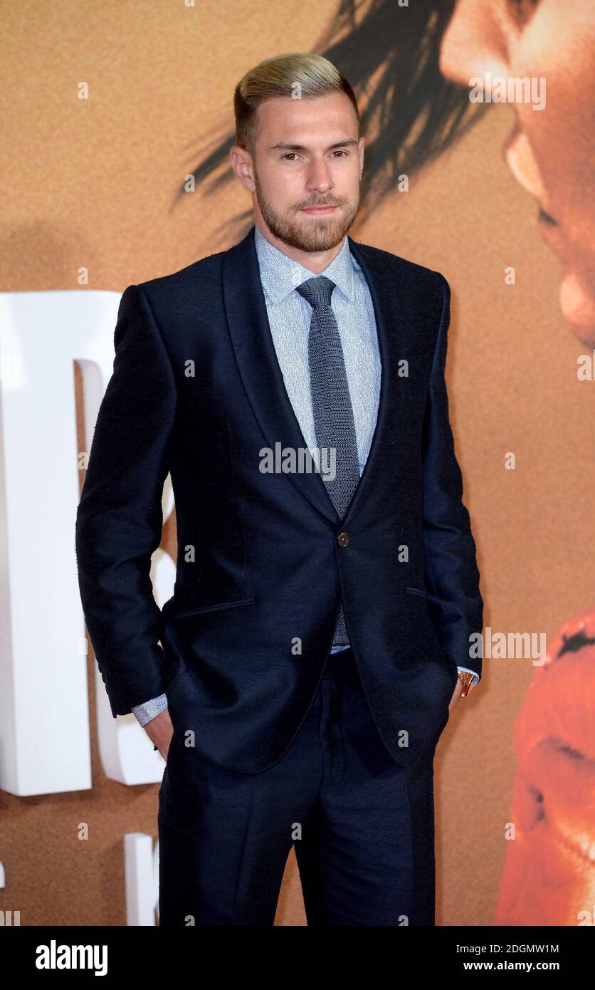 Aaron Ramsey attending the Jack Reacher: Never Go Back European ...