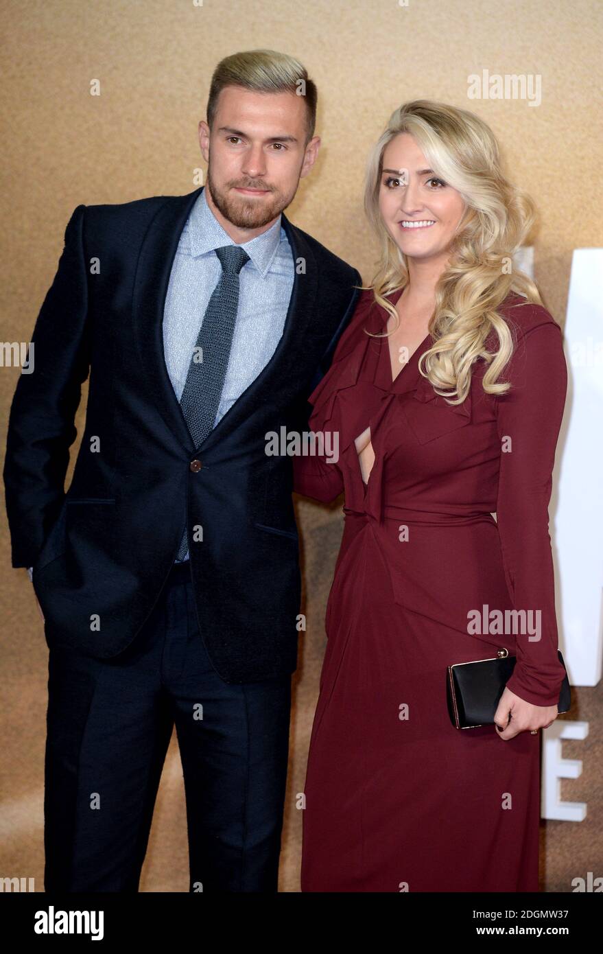 Aaron Ramsey And Colleen Rowland attending the Jack Reacher: Never Go ...