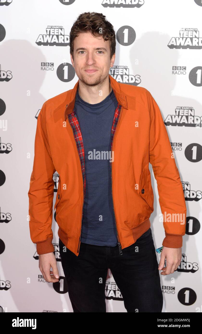 Greg James arriving at the BBC Radio 1 Teen Awards, held at the SSE ...