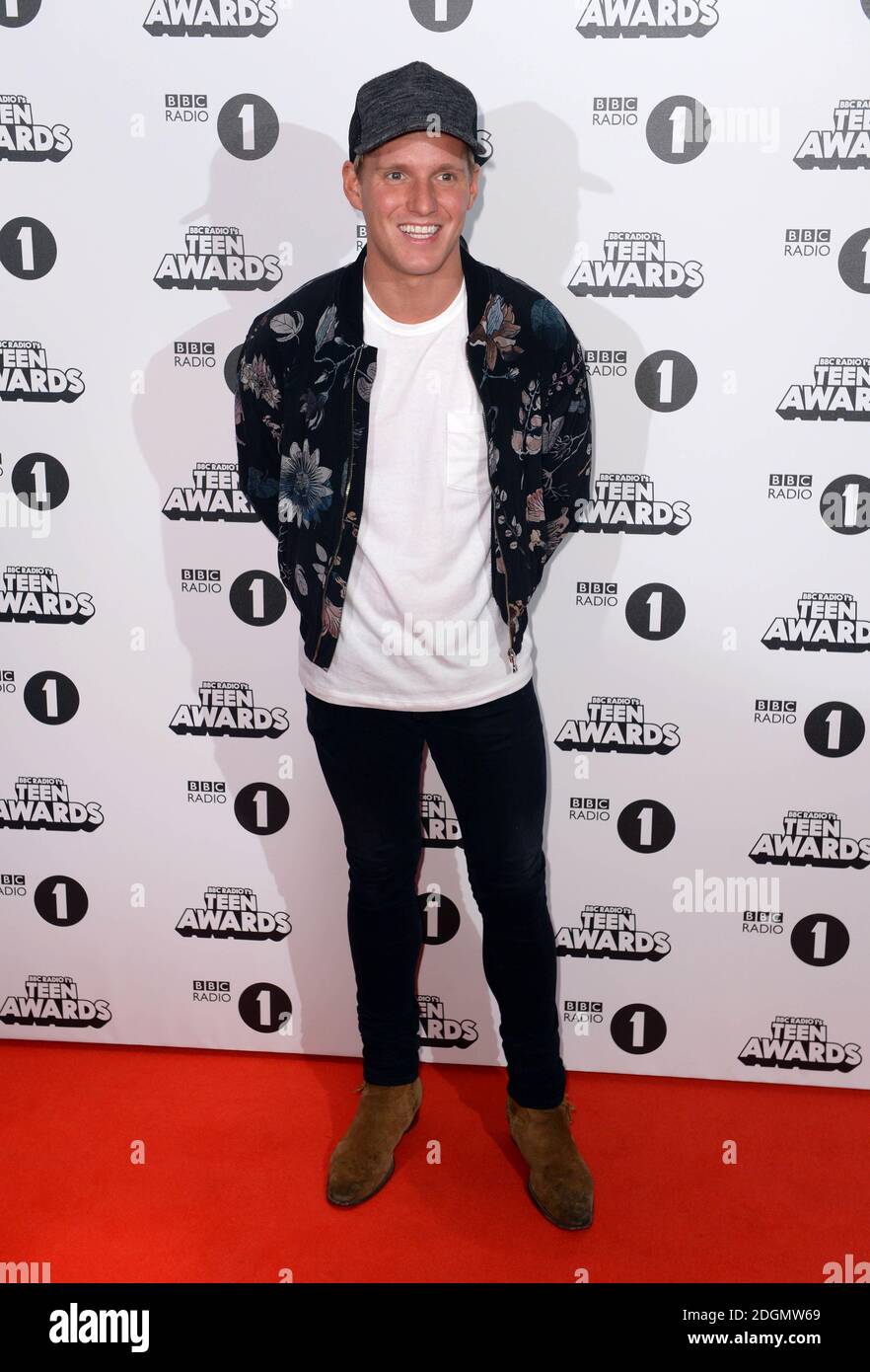 Jamie Laing arriving at the BBC Radio 1 Teen Awards, held at the SSE ...