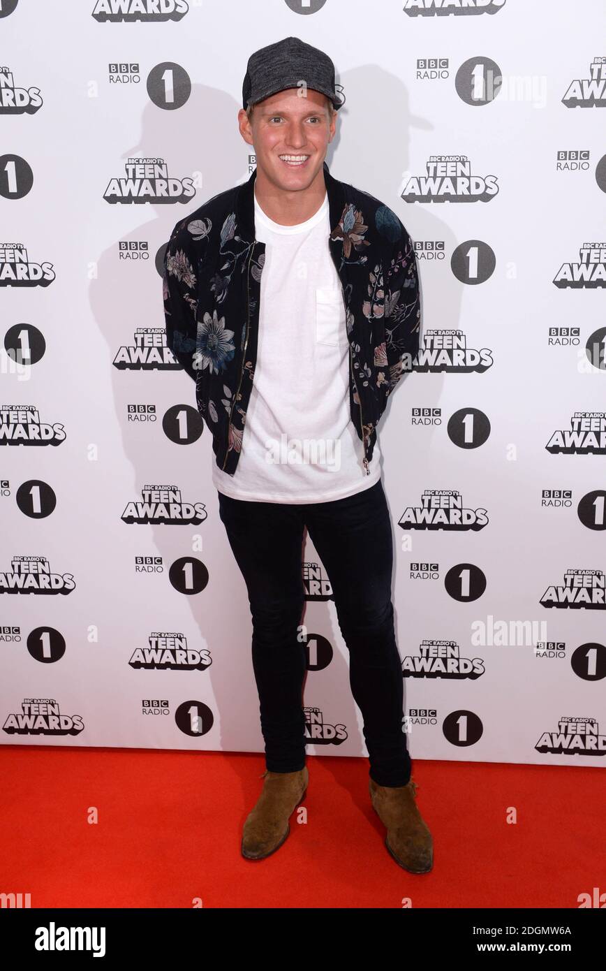 Jamie Laing arriving at the BBC Radio 1 Teen Awards, held at the SSE ...