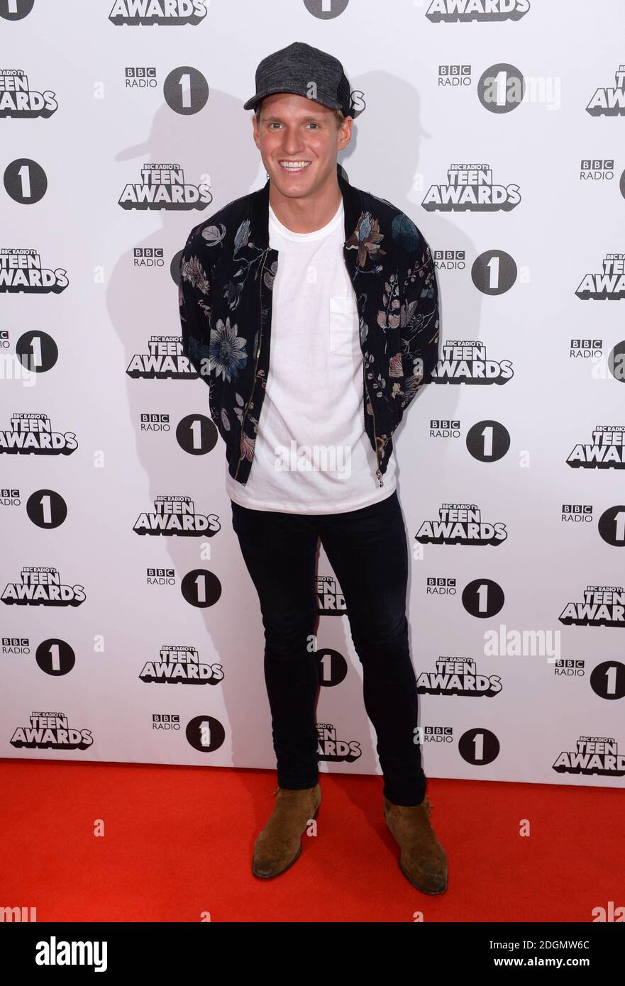 Jamie Laing arriving at the BBC Radio 1 Teen Awards, held at the SSE ...