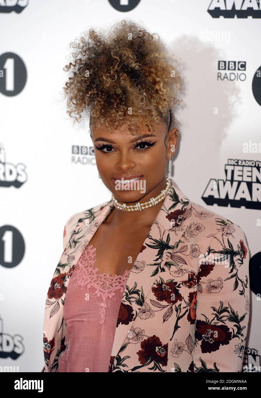 Fleur East arriving at the BBC Radio 1 Teen Awards, held at the SSE ...
