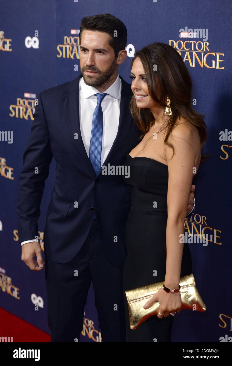 Scott Adkins and Lisa Adkins attending the Doctor Strange launch event ...