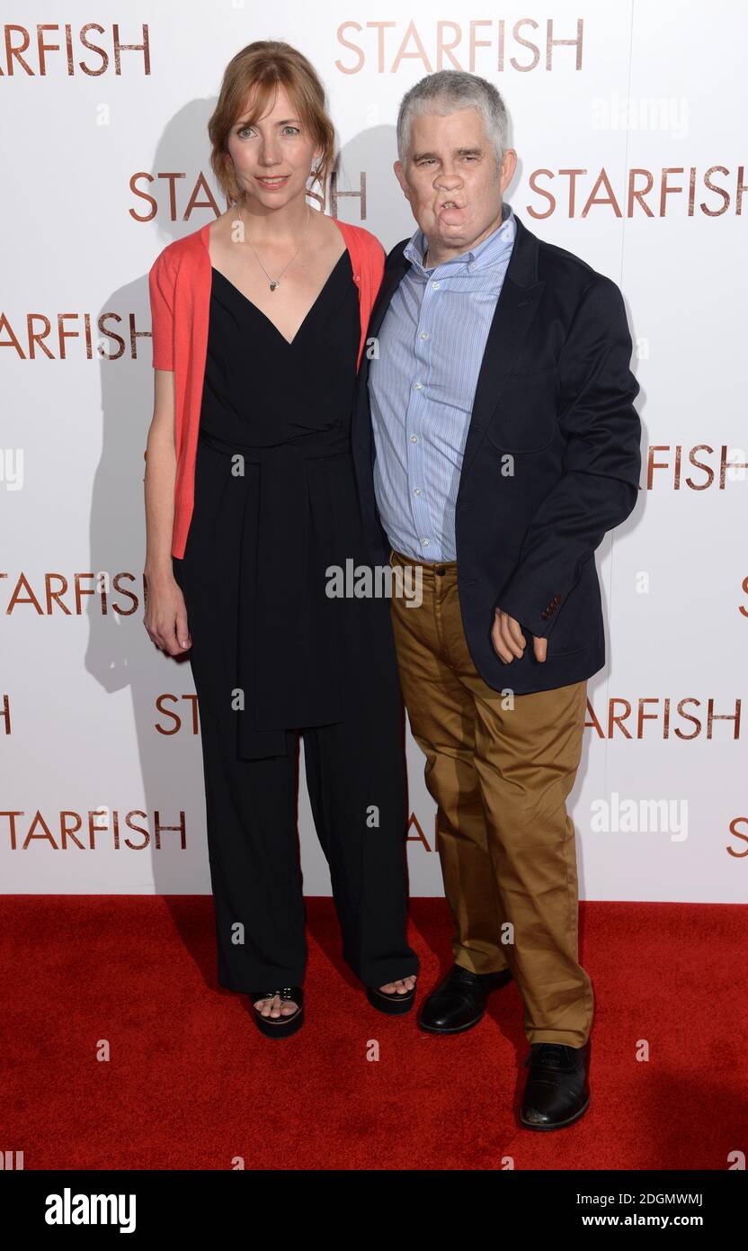 Nicola Ray and Tom Ray arriving at the UK Premiere of Starfish, the ...