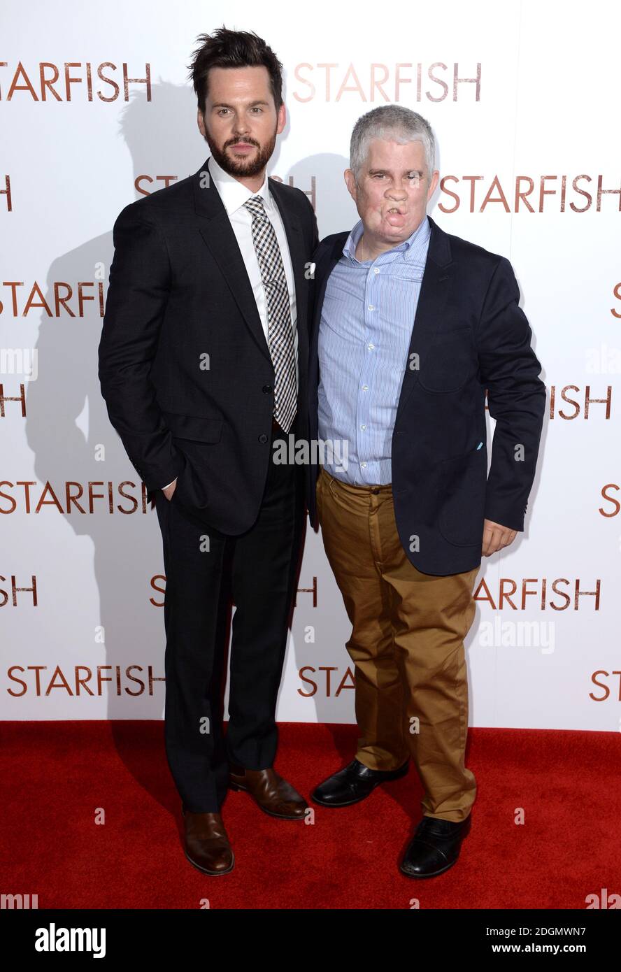 Tom Riley and Tom Ray arriving at the UK Premiere of Starfish, the ...