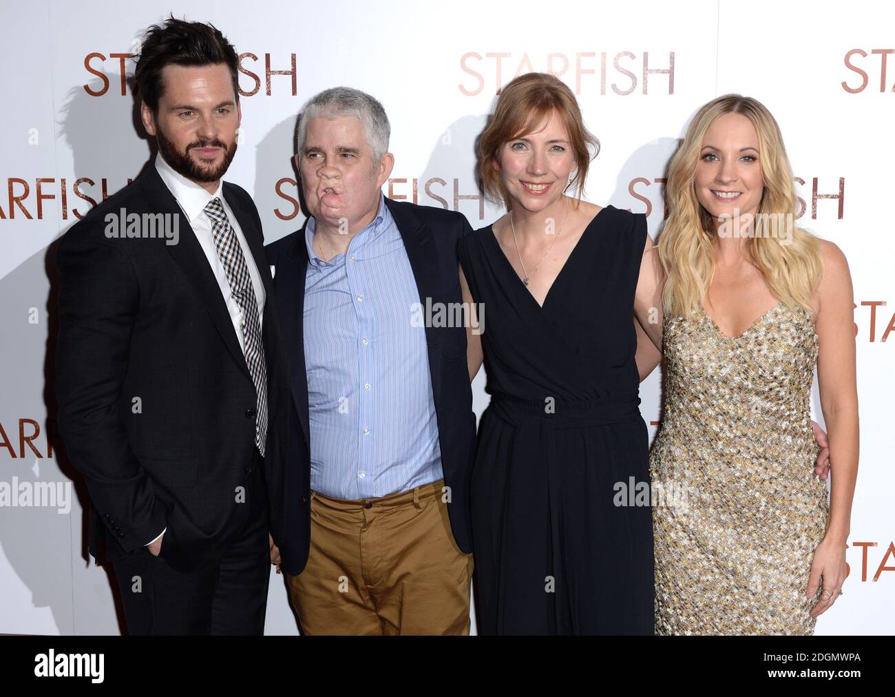 Tom Riley, Tom Ray, Nicola Ray and Joanne Froggatt arriving at the UK ...