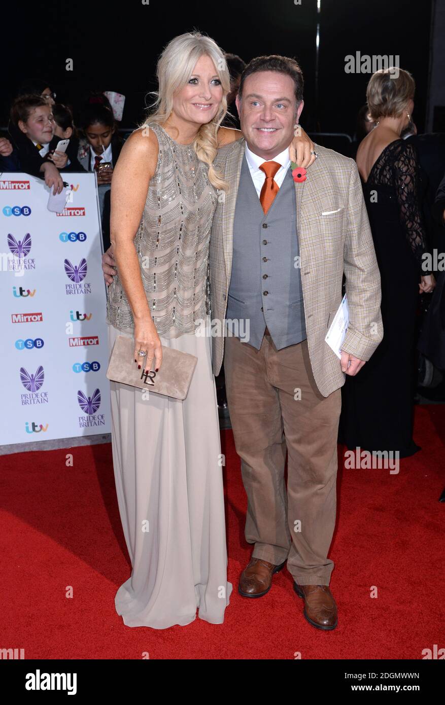 Gaby Roslin and John Thompson attending The Pride of Britain Awards ...