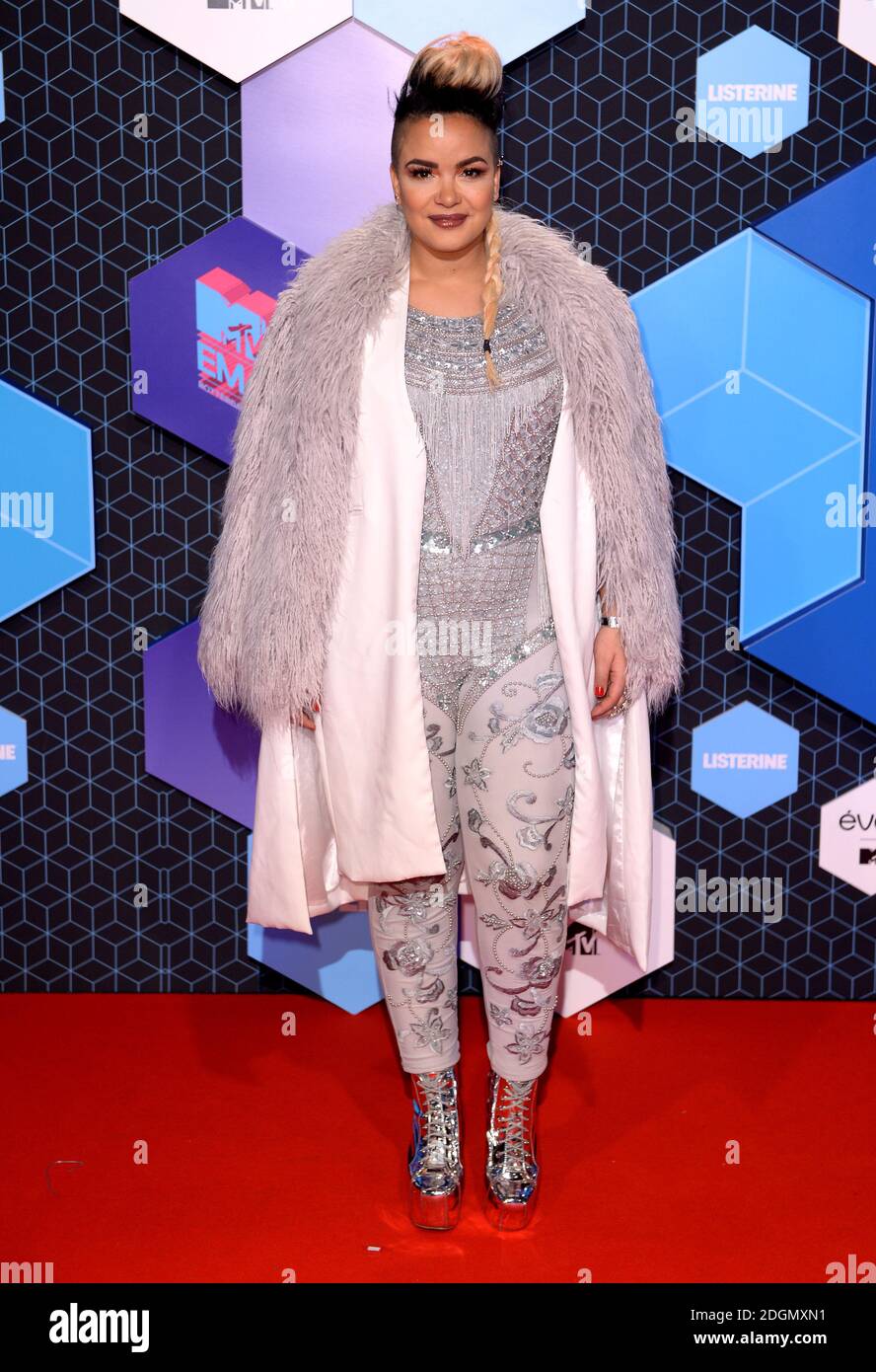 Eva Simons attending the MTV Europe Music Awards 2016 at the Rotterdam ...