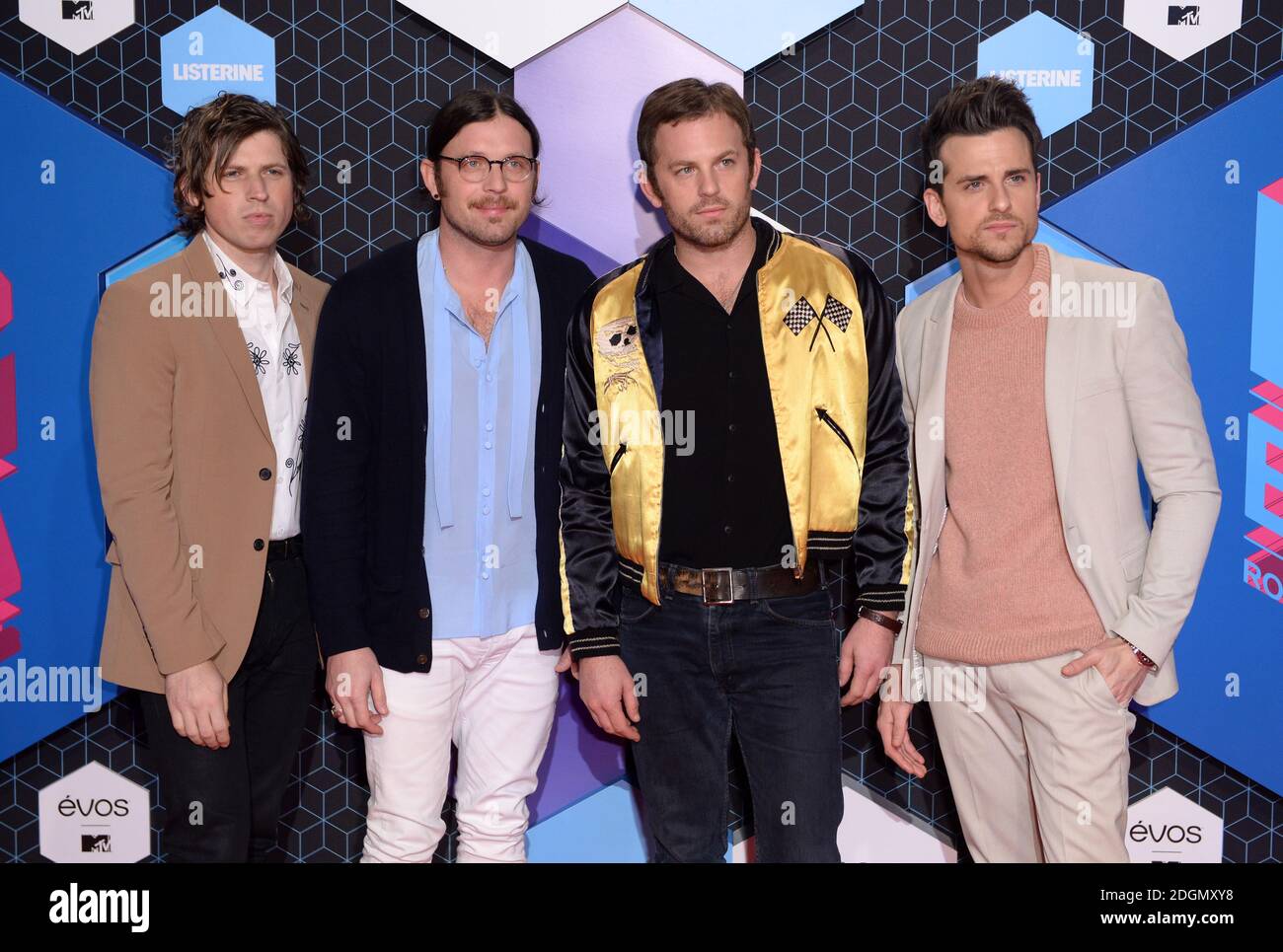 Kings of Leon's Caleb Followill, Jared Followill, Matthew Followill and ...