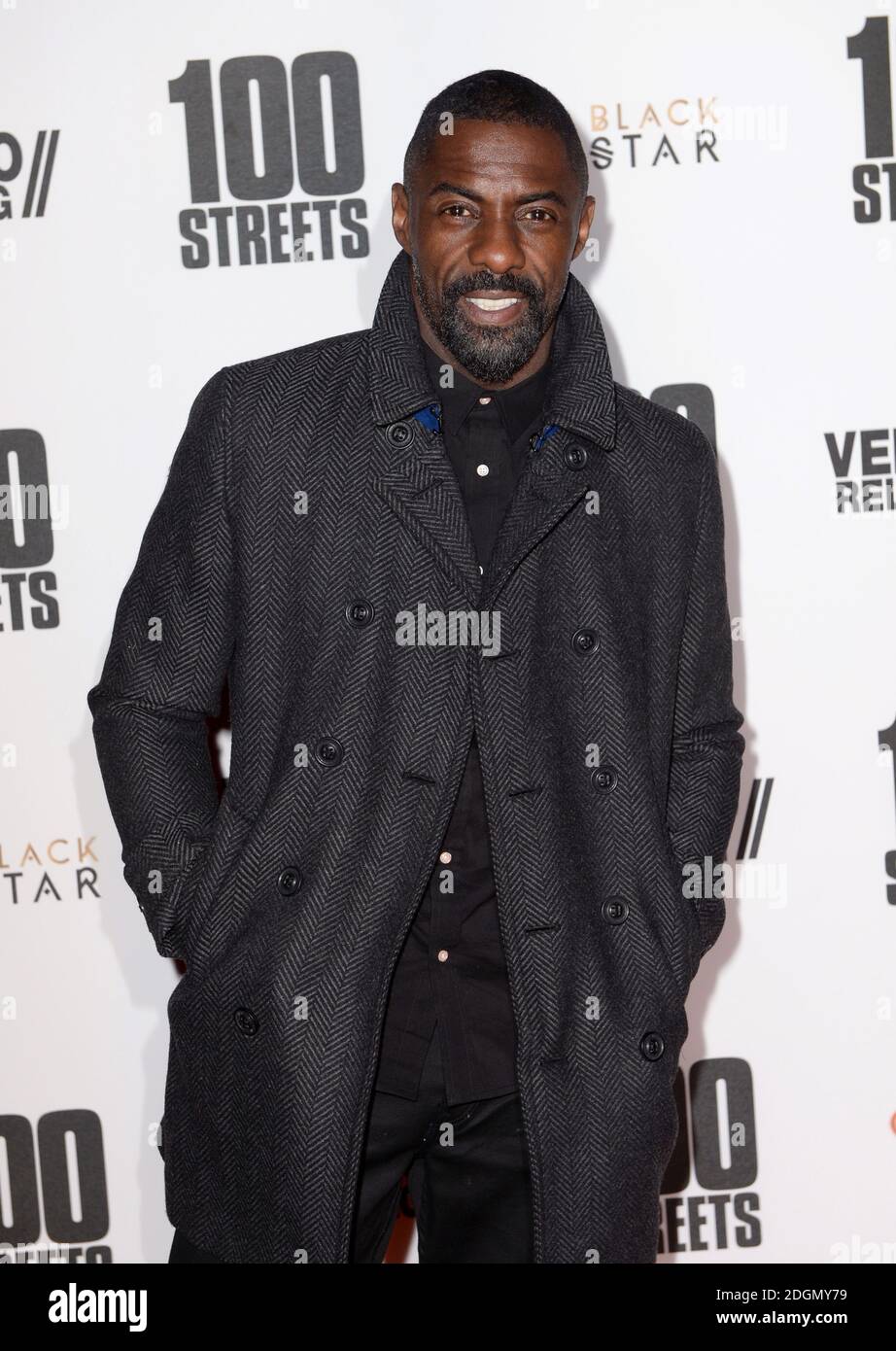 Idris Elba arriving at the 100 Streets Premiere, BFI Southbank, London ...