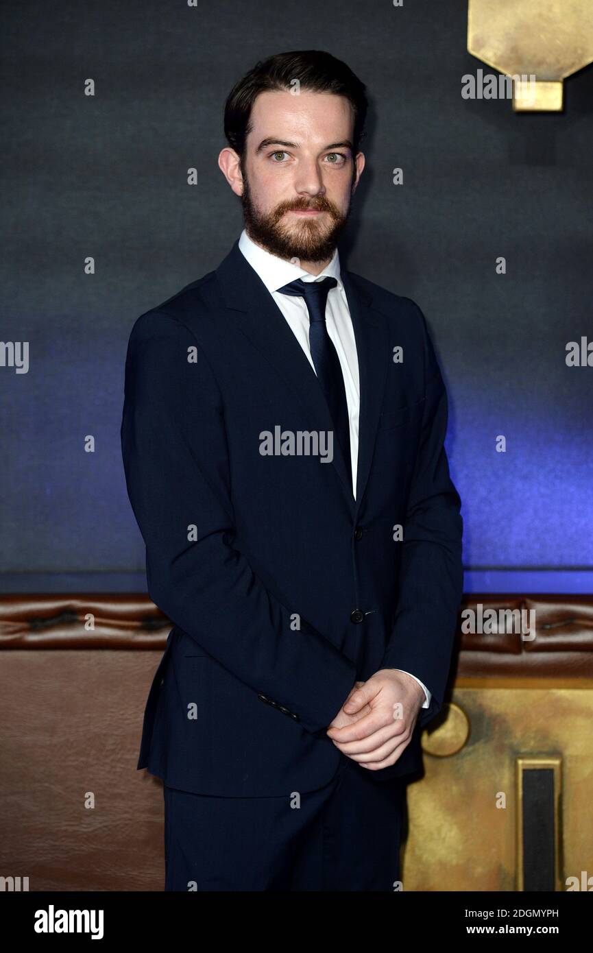 Kevin Guthrie attending the European premiere of Fantastic Beasts and ...