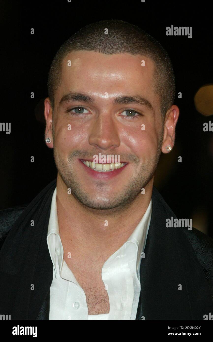 Shayne Ward arriving at the Brit Awards 2006, Earls Court, London. Â ...