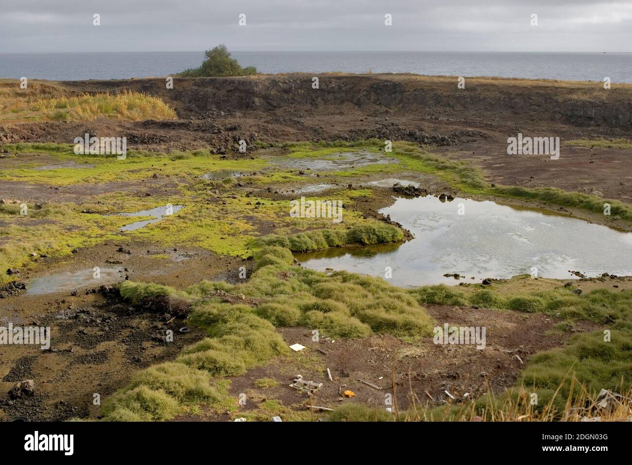 Cabo de Praia quarry Terceires Azoren; Cabo de Praia quarry Terceires ...
