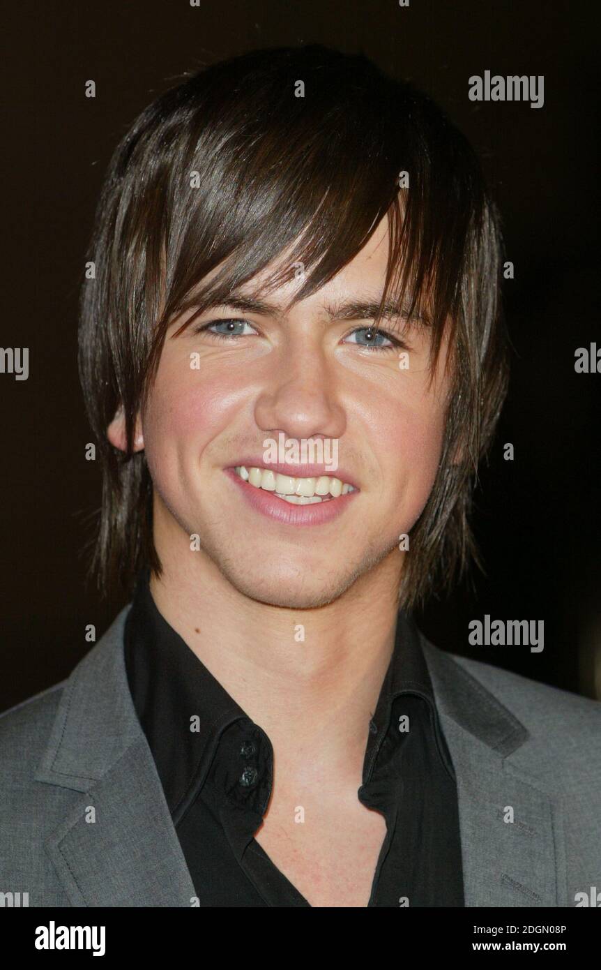 Richard Fleeshman arriving at the Brit Awards 2006, Earls Court, London ...