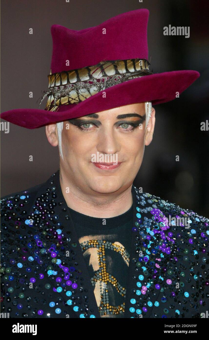 Boy George arriving at the Brit Awards 2006, Earls Court, London. Â ...