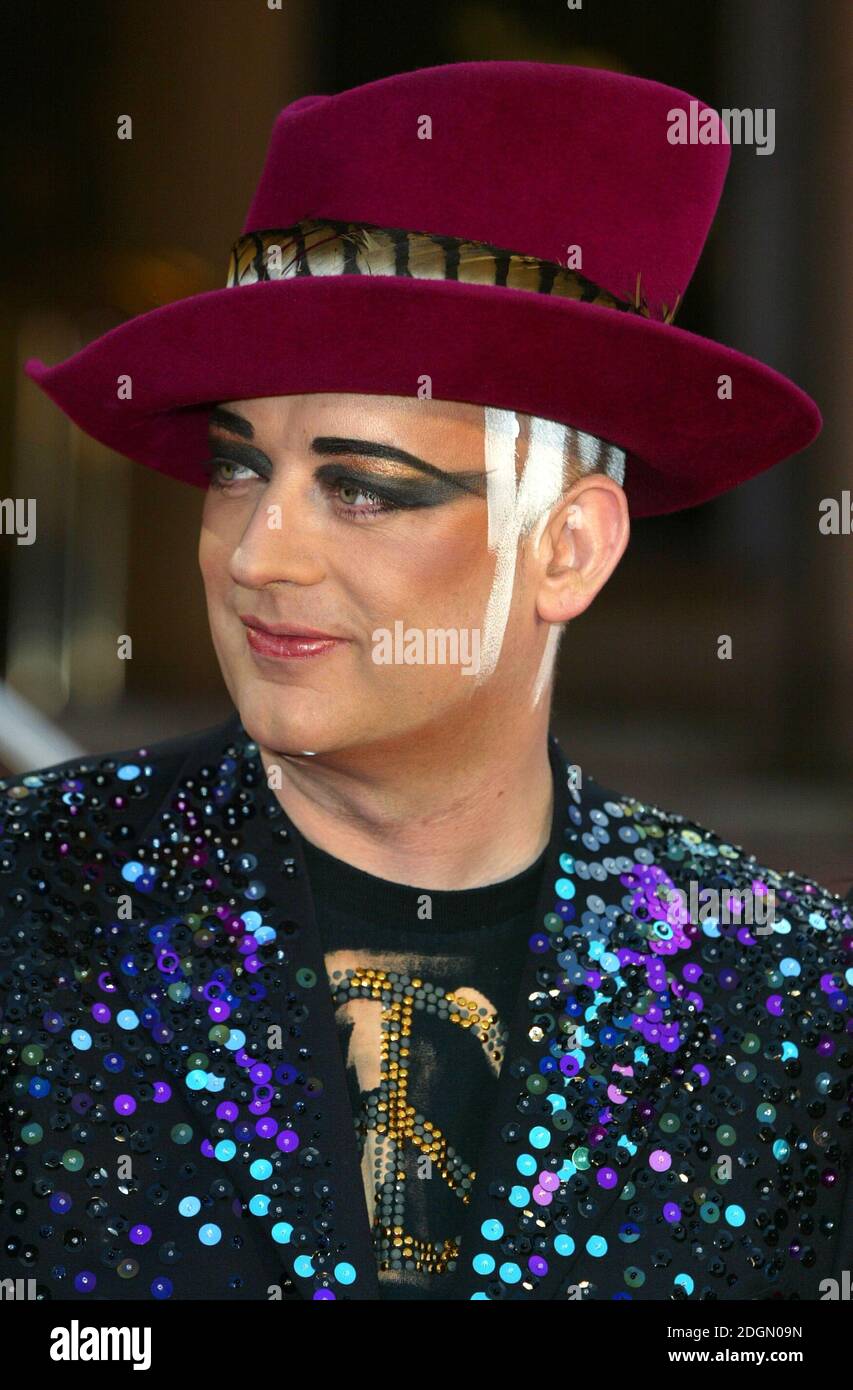 Boy George arriving at the Brit Awards 2006, Earls Court, London. Â ...