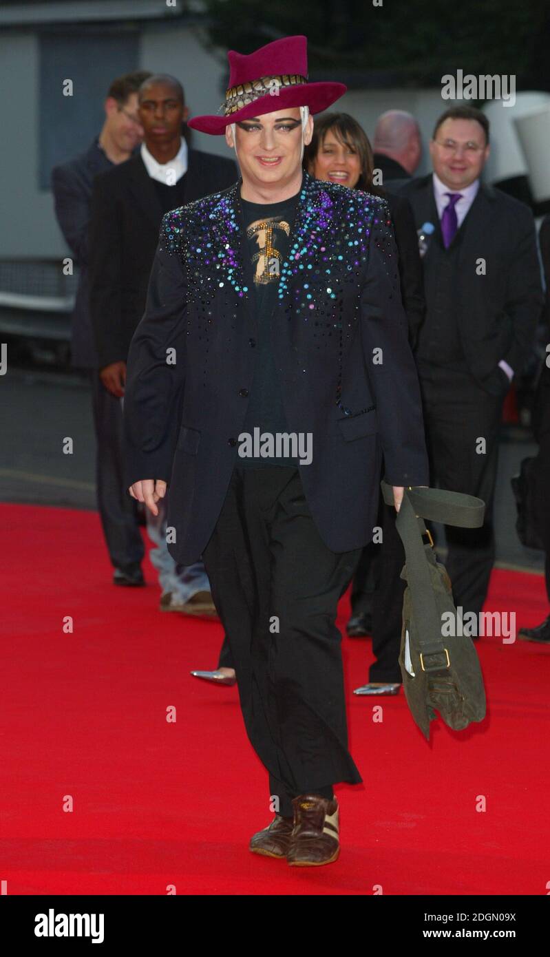 Boy George arriving at the Brit Awards 2006, Earls Court, London. Â ...