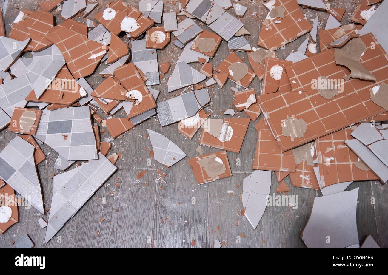 Pile of ceramic tiles Stock Photo - Alamy