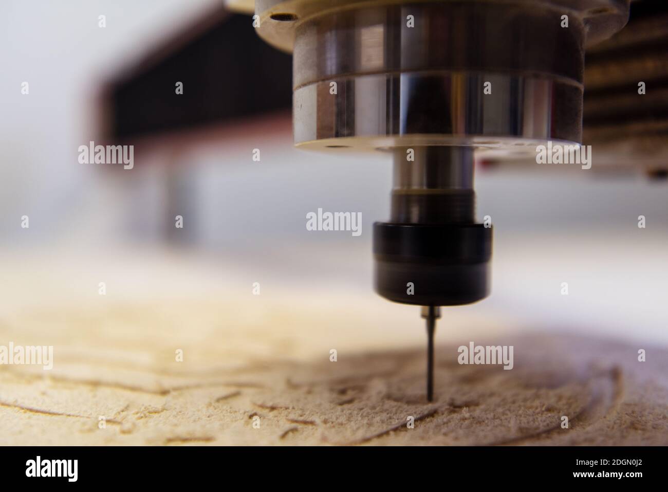 Modern automatic woodworking machine Stock Photo - Alamy