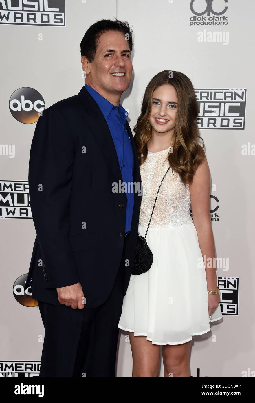 Mark Cuban and daughter arriving for the 2016 American Music Awards at ...