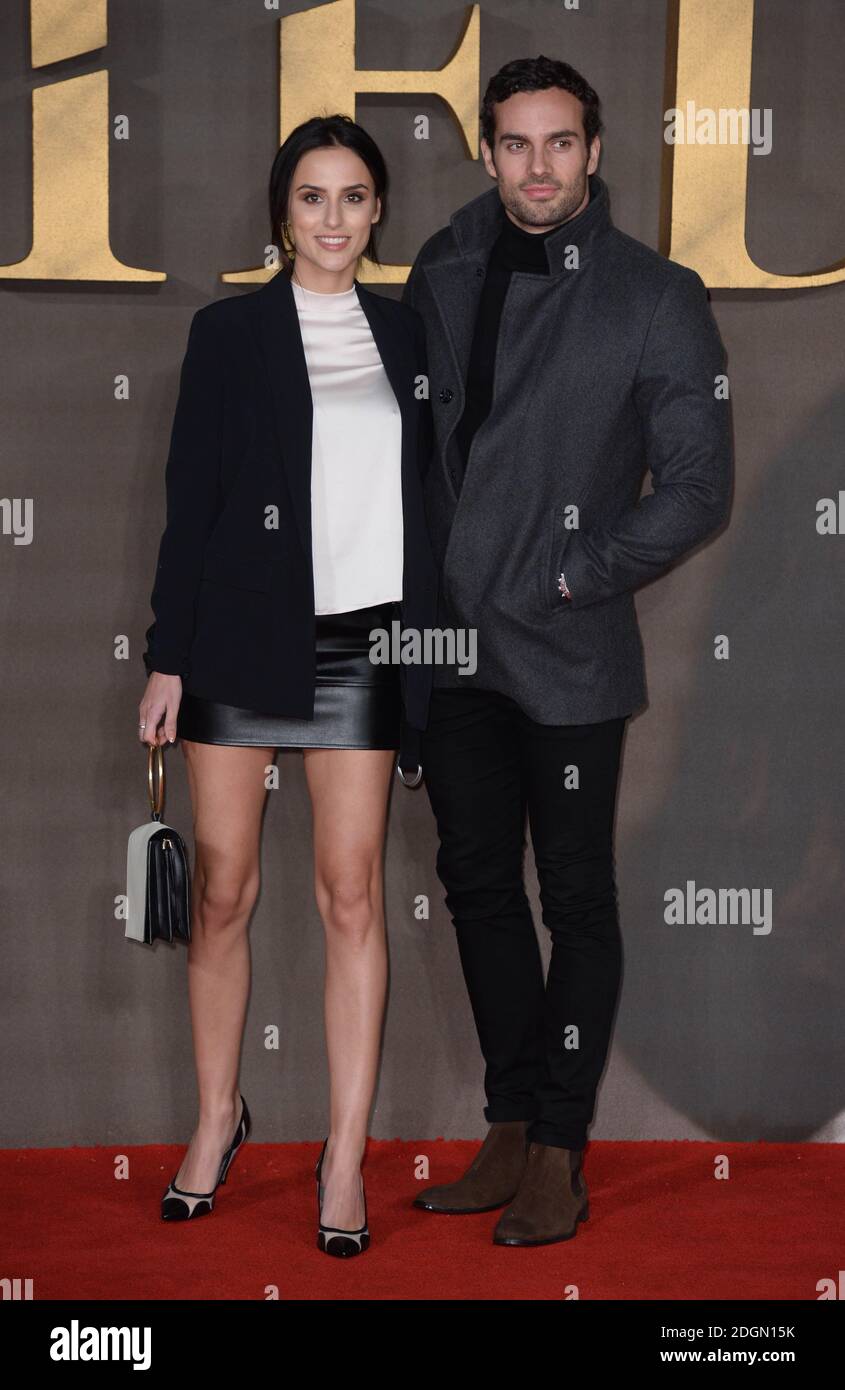 Lucy Watson and James Dunmore attending the UK premiere of Allied, held ...