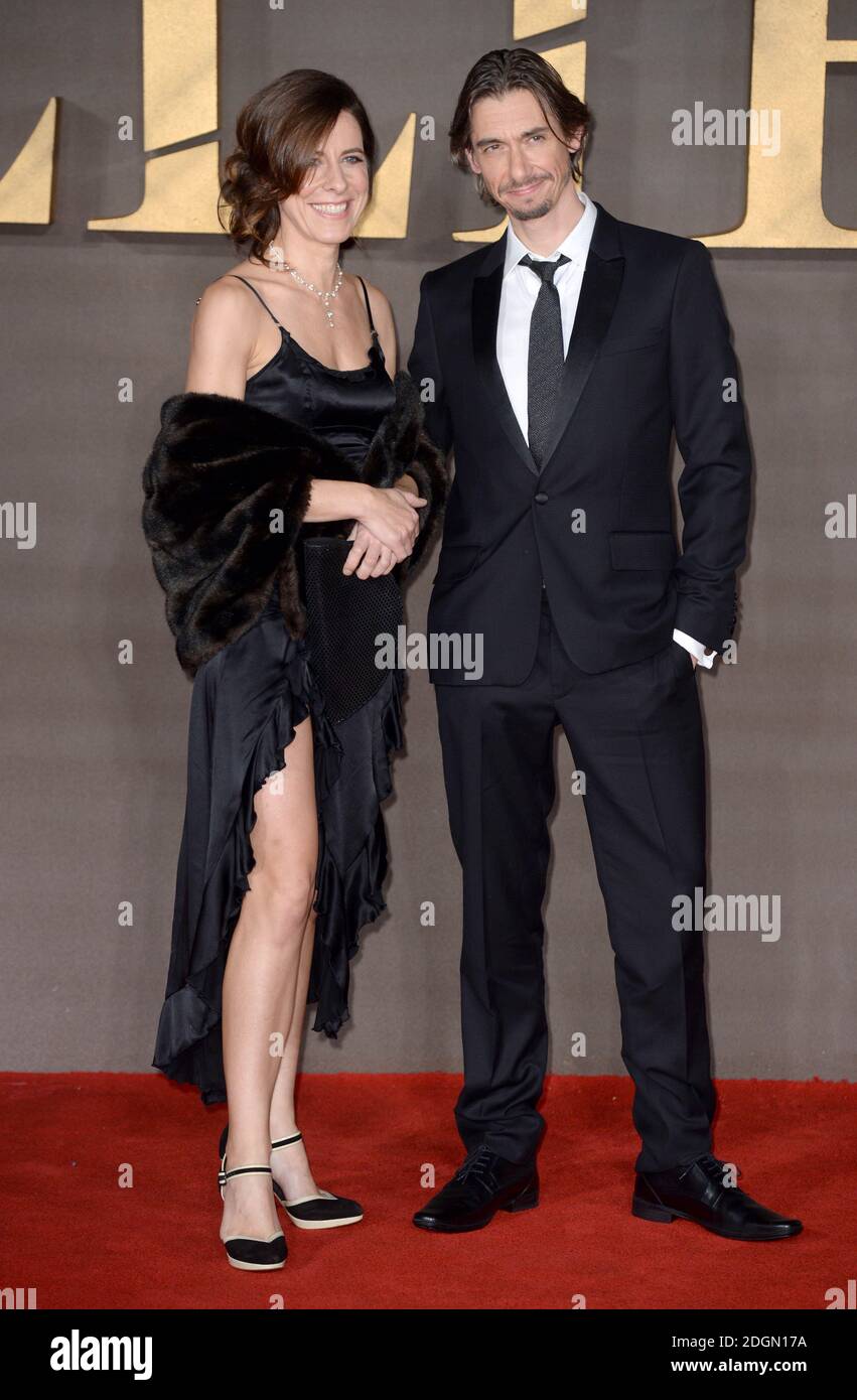 Philippe Spall and guest attending the UK premiere of Allied, held at ...