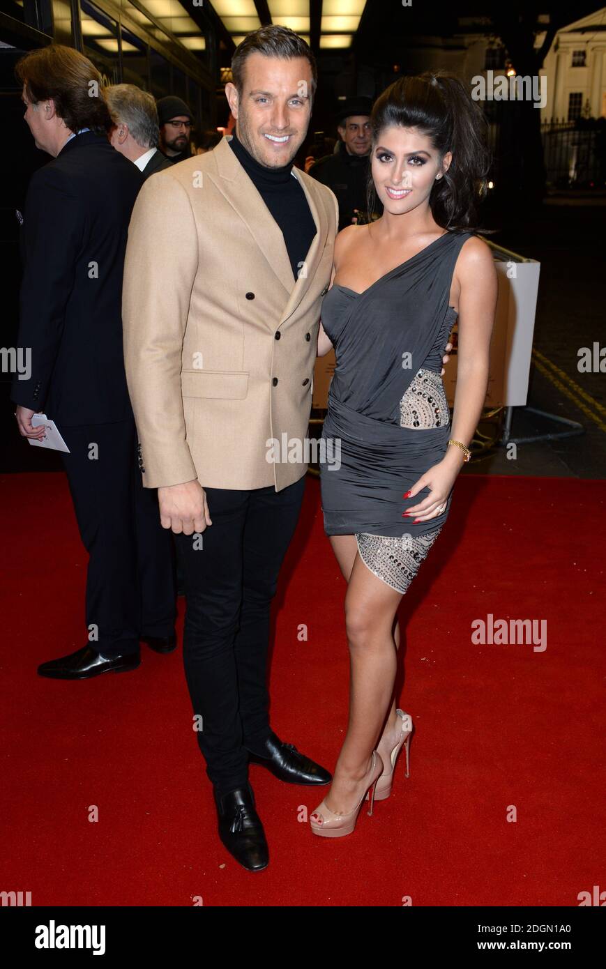 Elliot Wright and Sadie Stuart arriving at the UK Premiere of Mum's ...