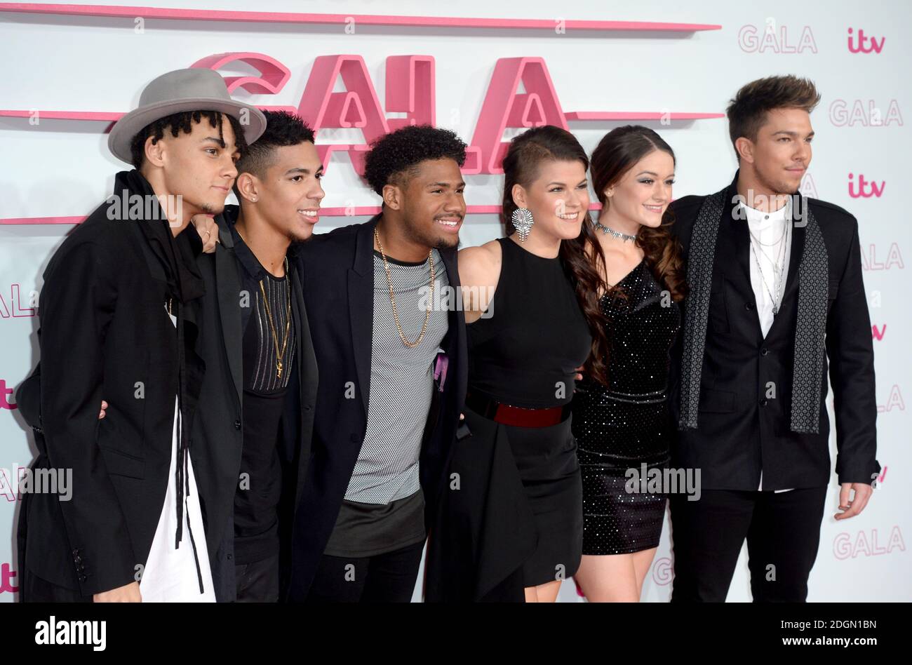 (left to right) X Factor contestants 5 After Midnight, Saara Aalto ...