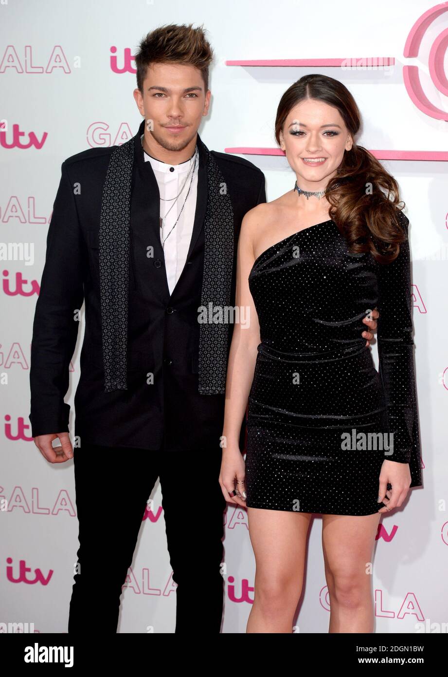 Matt Terry and Emily Middlemas attending the ITV Gala at the London ...