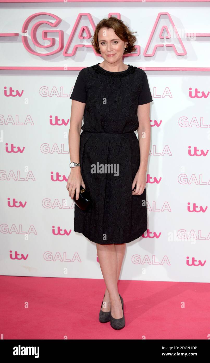 Keeley Hawes attending the ITV Gala at the London Palladium, London ...