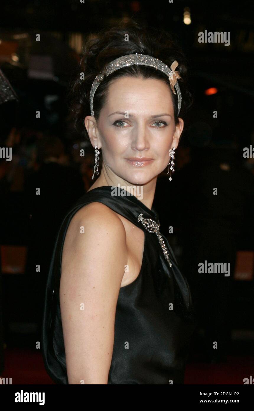 Saffron Aldridge arriving at the BAFTA's 2006, Leicester Square, London ...