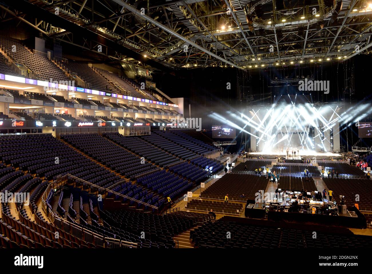 General view of The O2 Arena ahead of the Capital FM Jingle Bell Ball ...