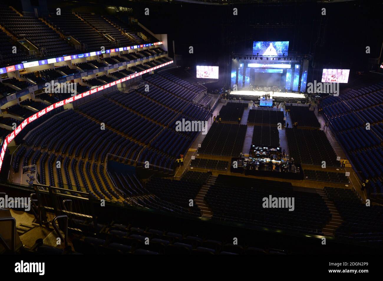 General view of The O2 Arena ahead of the Capital FM Jingle Bell Ball ...