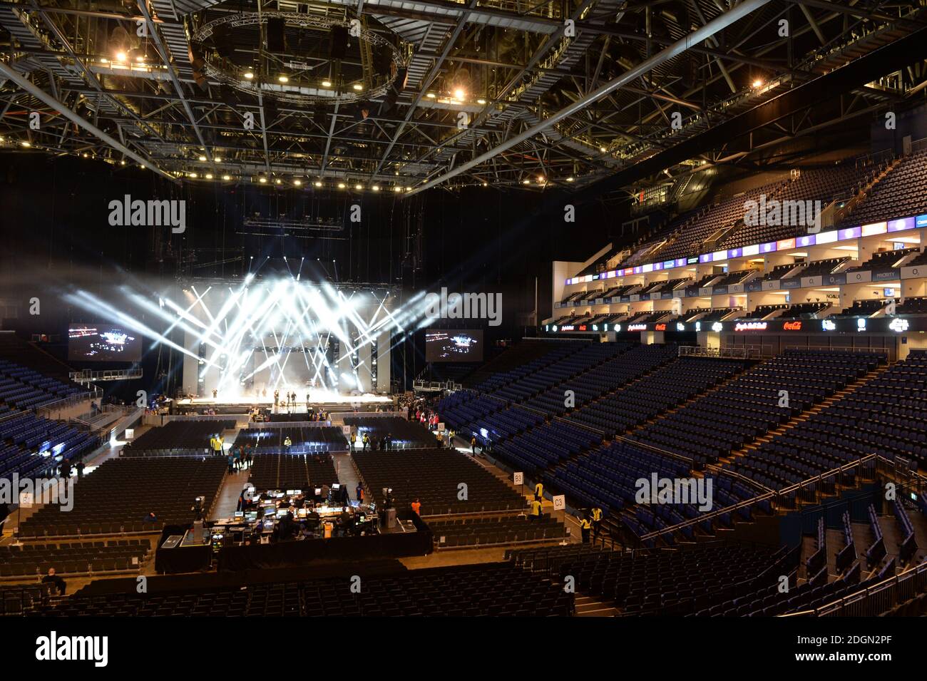 General view of The O2 Arena ahead of the Capital FM Jingle Bell Ball ...