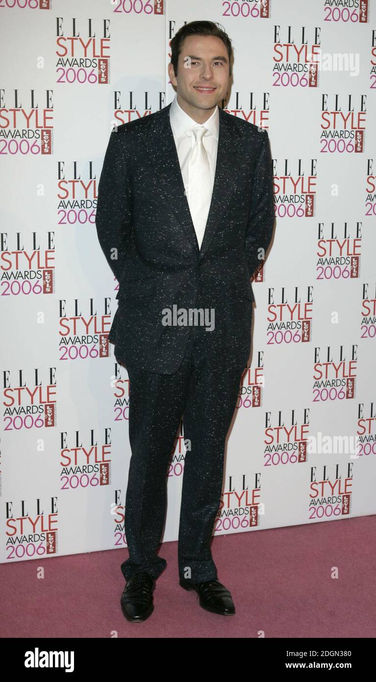 David Williams arriving at the Elle Style Awards 2006, the Atlantis ...