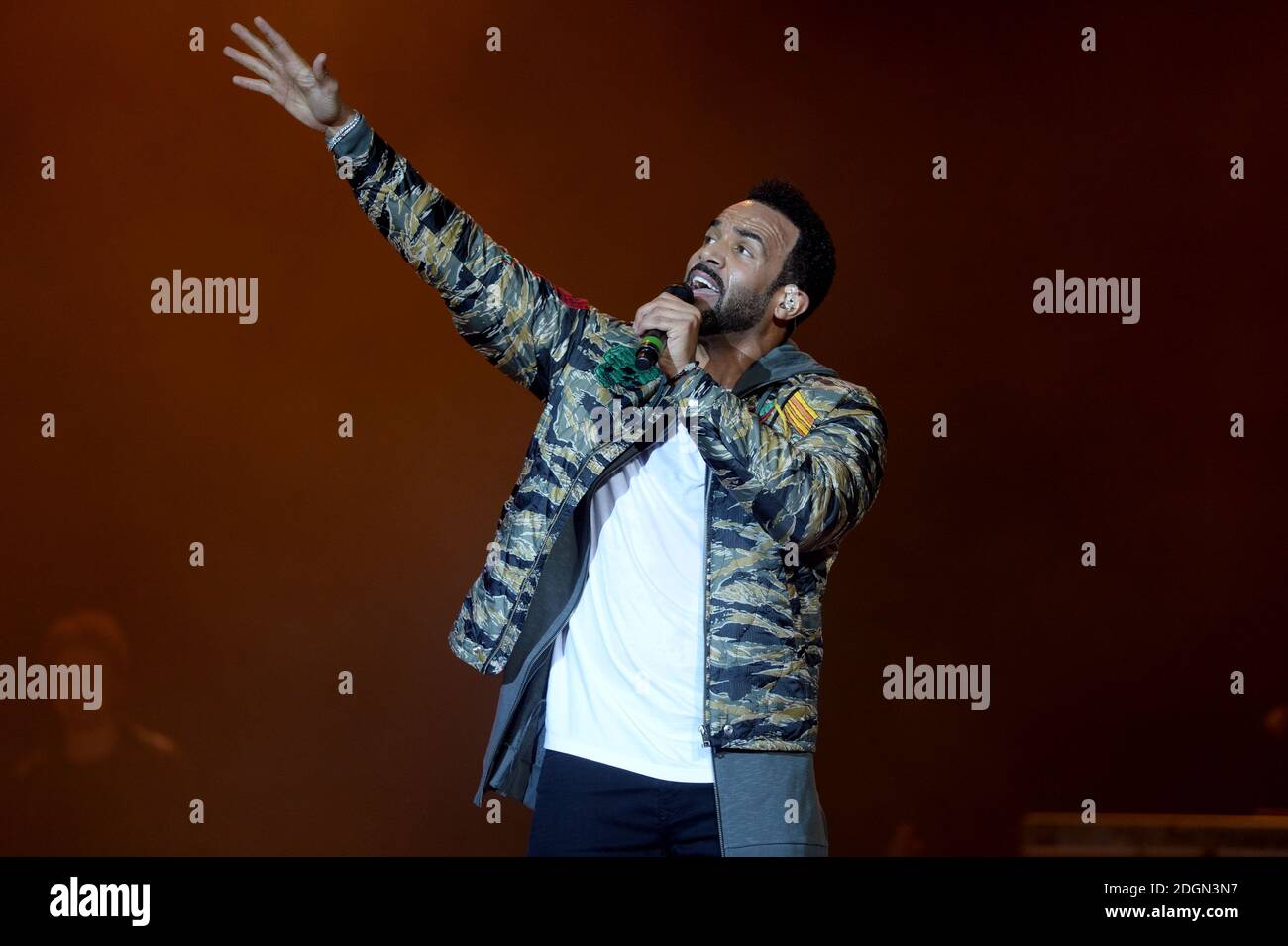 Craig David on stage at the Capital FM Jingle Bell Ball 2016 with Coca ...