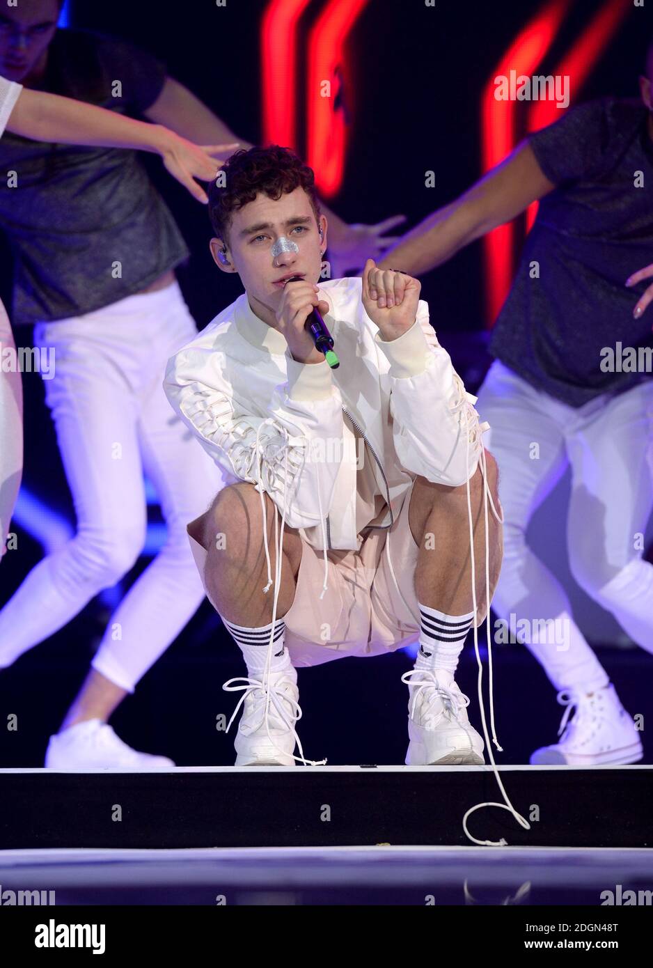 Olly Alexander of Years and Years on stage at the Capital FM Jingle ...