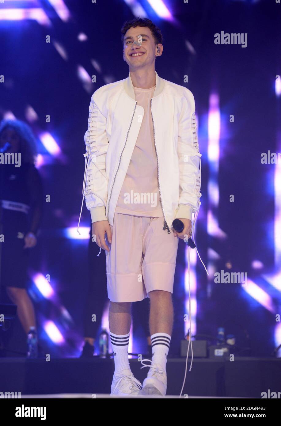Olly Alexander of Years and Years on stage at the Capital FM Jingle ...